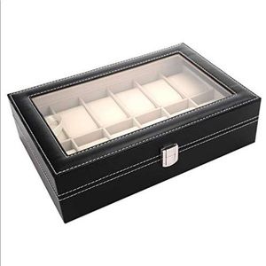 Accessories | 12 Grid Luxury Watch Organizer Display Case Wglas | Poshmark